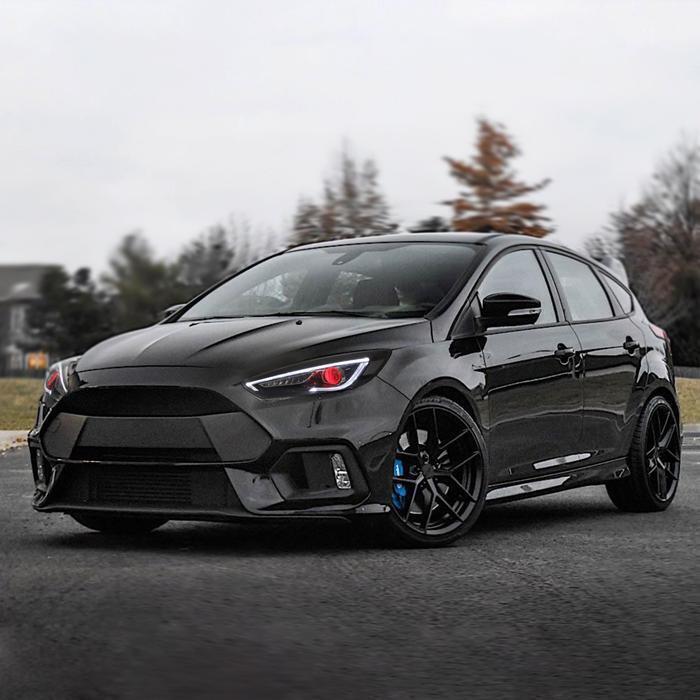 For 2015-2018 Ford Focus - LED Headlights Red Demon Eyes - Autunik.com