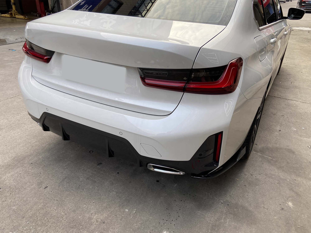 For 2023+ BMW G 20 M340I - Rear Bumper Splitter Black - Autunik.com
