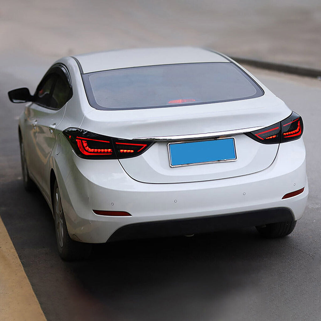 LED Tail Lights Smoke - For Hyundai Elantra Avante 2011-2016 - Autunik.com