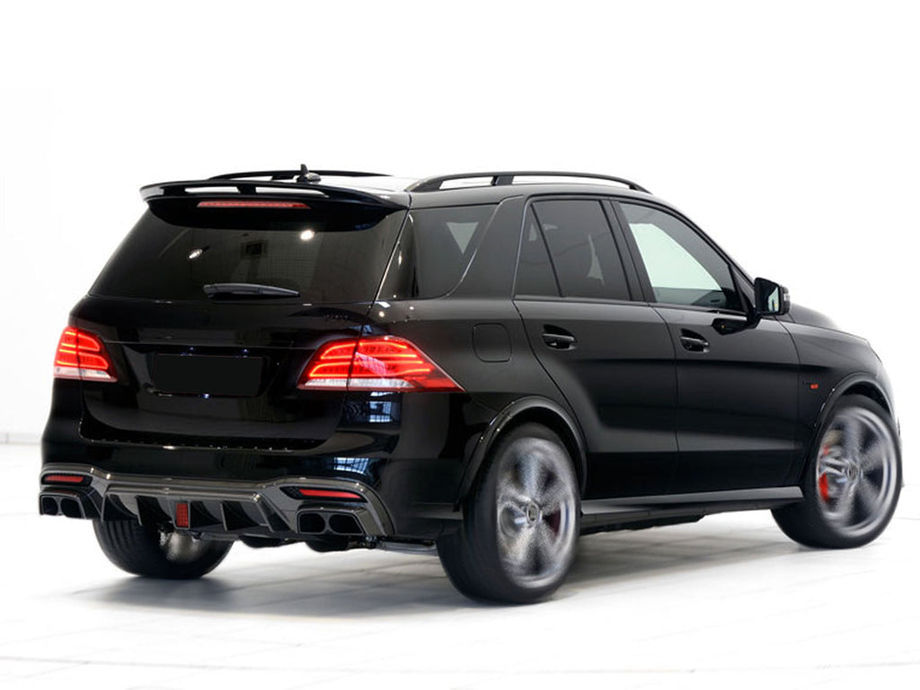 For 2015-2018 Mercedes W166/X166 GLE - Black Diffuser, Exhaust Tips ...