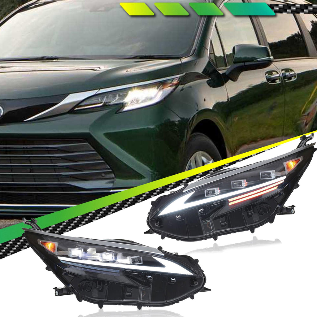Best Replacement LED Headlights - for Toyota Sienna 2021-2022 - Autunik.com