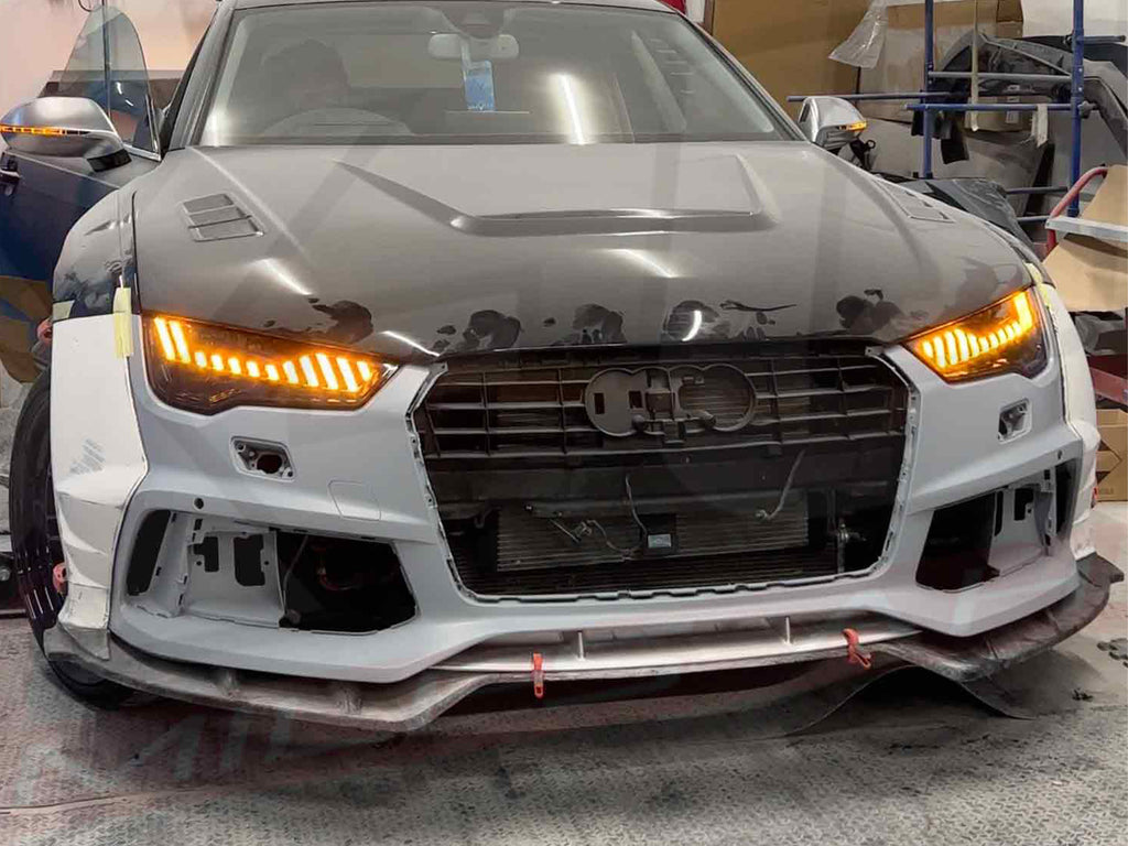 Facelifted Look LED Headlight - for AUDI A7 2011-2014 - Autunik.com