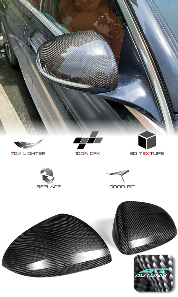 Dry Carbon Fiber Mirror Caps - For Mercedes W206 W223 2021-2024 ...