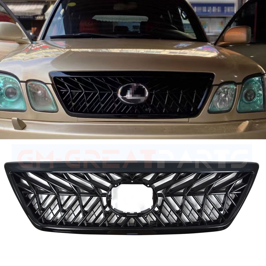 For 2003-2007 Lexus LX470 - Black Front Grille - Autunik.com