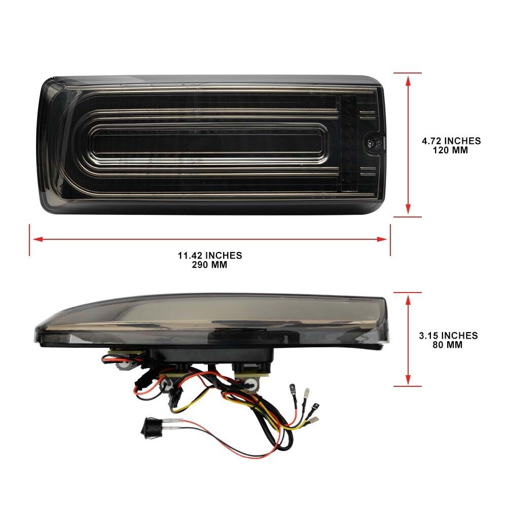 Sequential Tail Lights - For Mercedes W463 G-Class G500 G550 G63 AMG ...