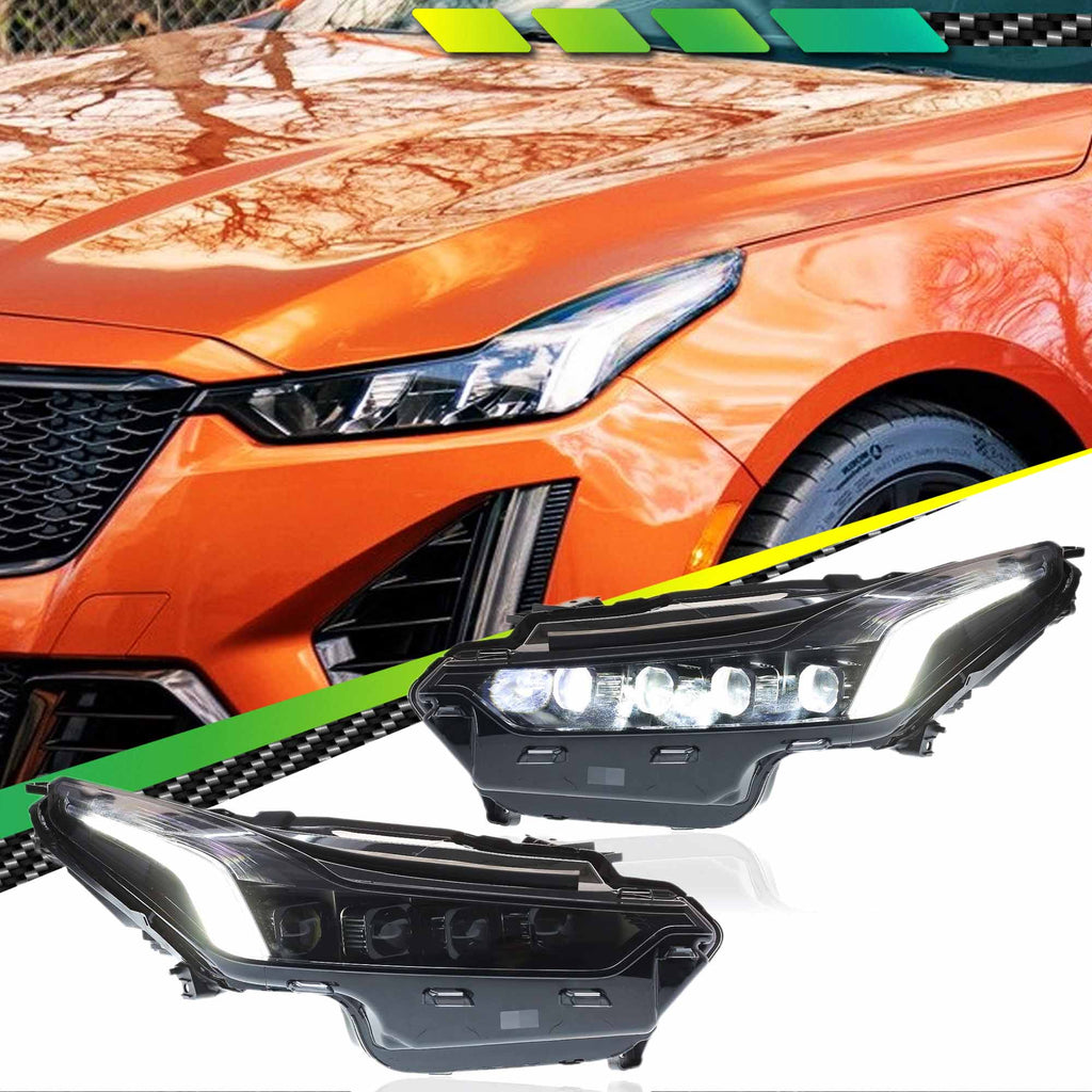 Aftermarket LED Headlight - For Cadillac CT5 2020-2022 - Autunik.com