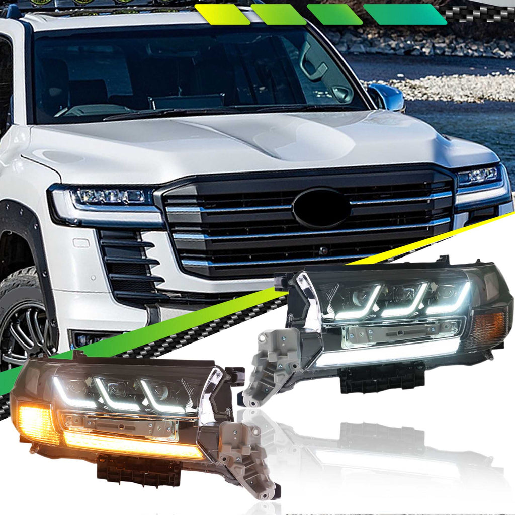 Aftermarket LED Headlight - For Toyota Land Cruiser 2016-2021 - Autunik.com
