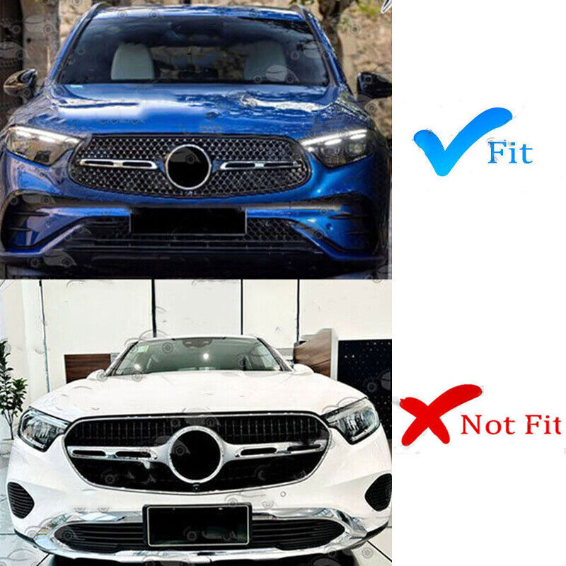 Chrome GT Front Grill - Mercedes X254 GLC GLC300 GLC43 2023+ - Autunik.com