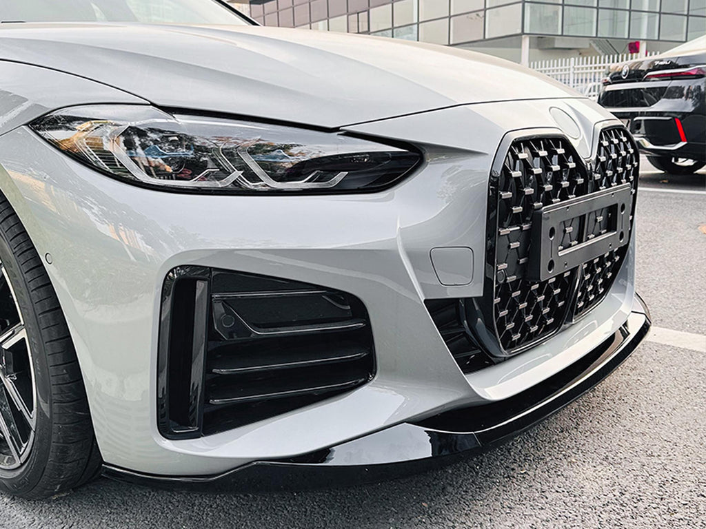 Gloss Black Front Lip - For BMW G26 Gran Coupe M Sport 2021+ - Autunik.com