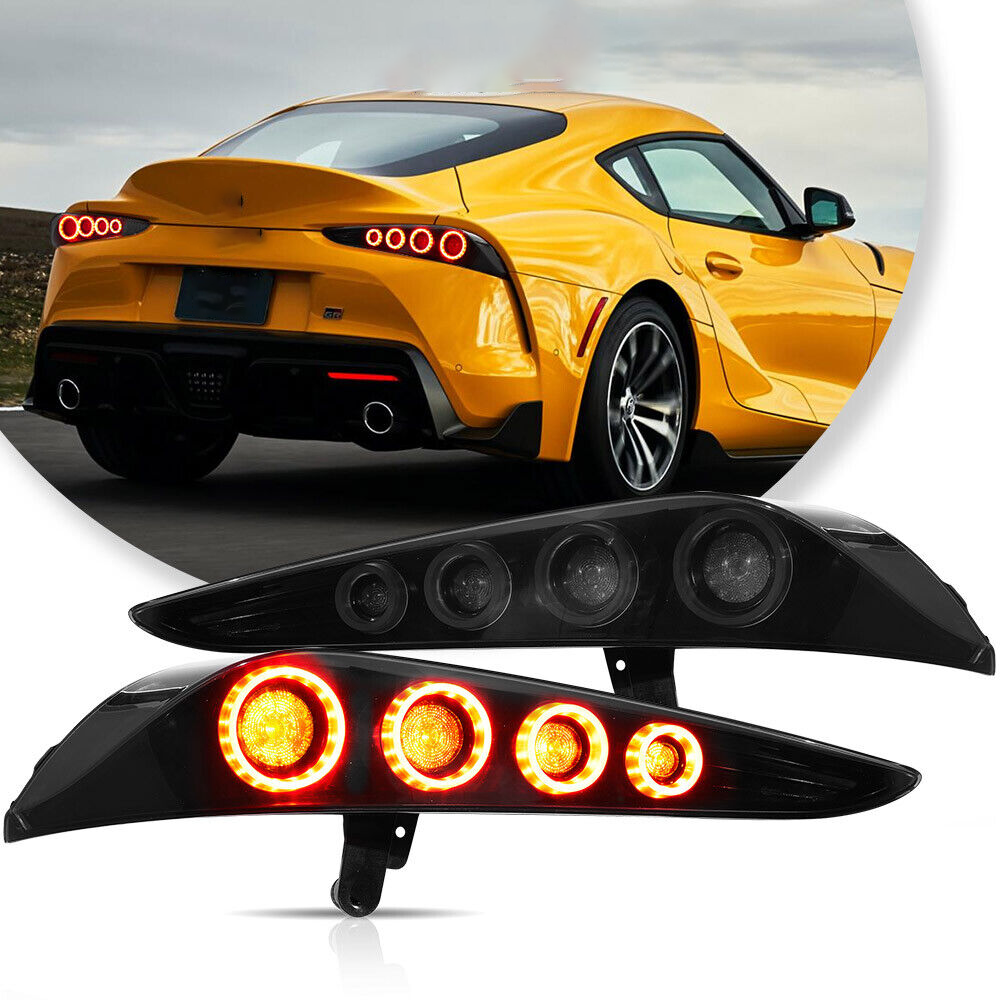 Smoked LED Tail Lights - For Toyota GR Supra A90/A91 - Autunik.com