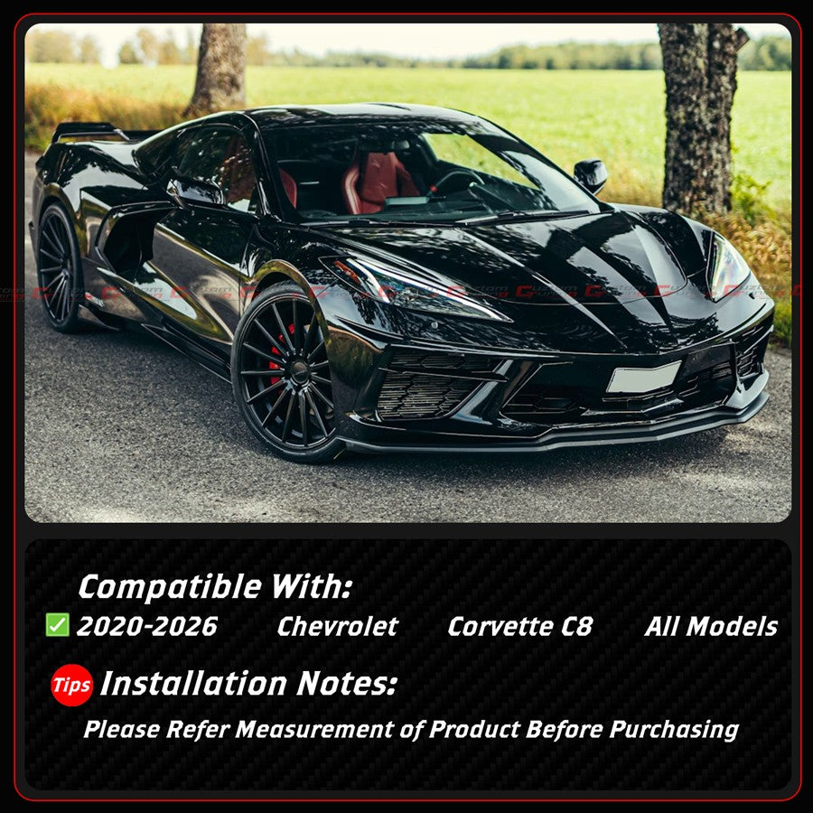 Matte License Plate Frame - For Corvette C8 Z51 Z06 2020-2026 - Autunik.com