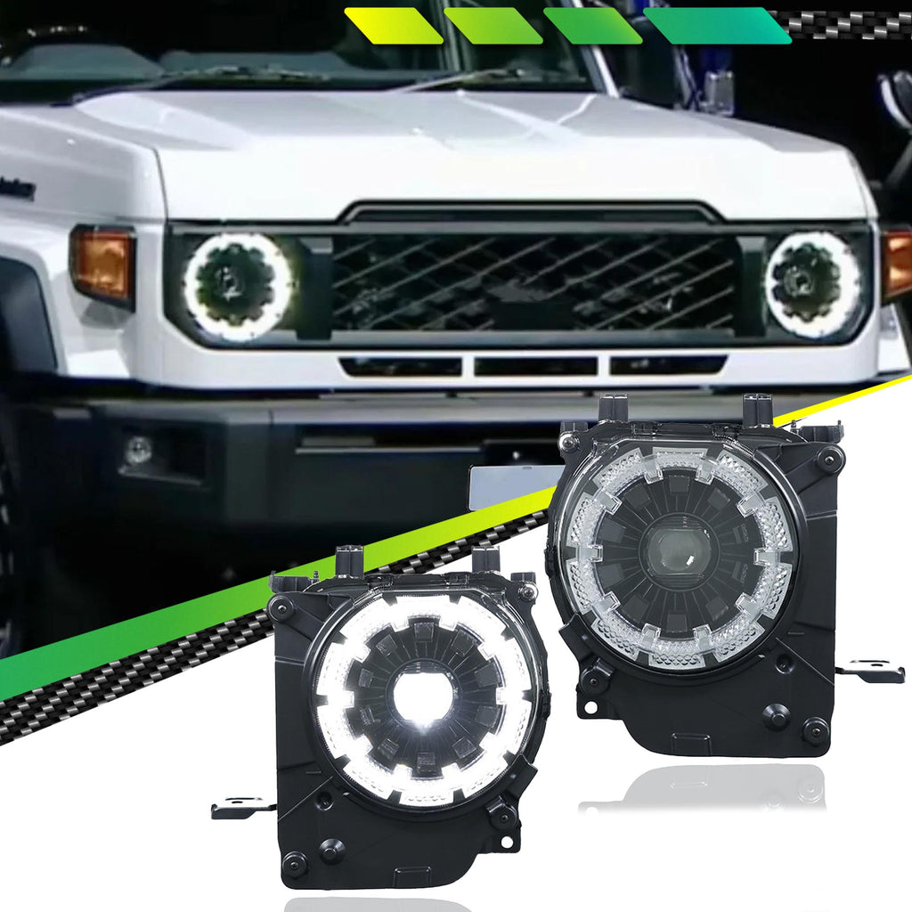 Best Replacement LED Headlights - for Toyota LC76 2024+ - Autunik.com