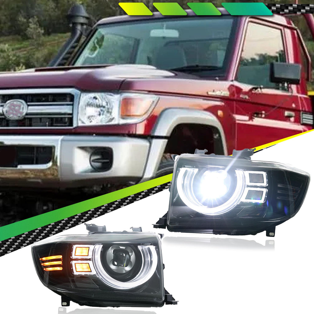 Best Replacement LED Headlights - for Toyota Land Cruiser LC70 LC79 ...