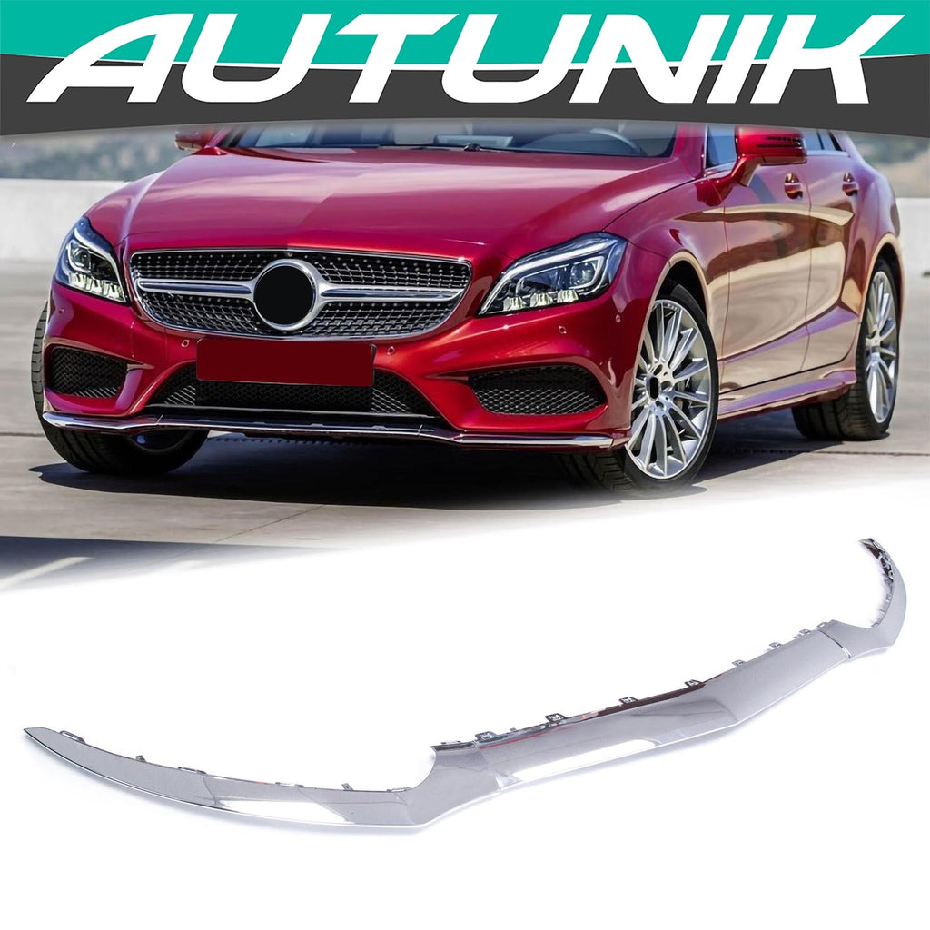 Chrome Front Lip Molding Trim - Mercedes W218 CLS CLS400 CLS550 2015 ...