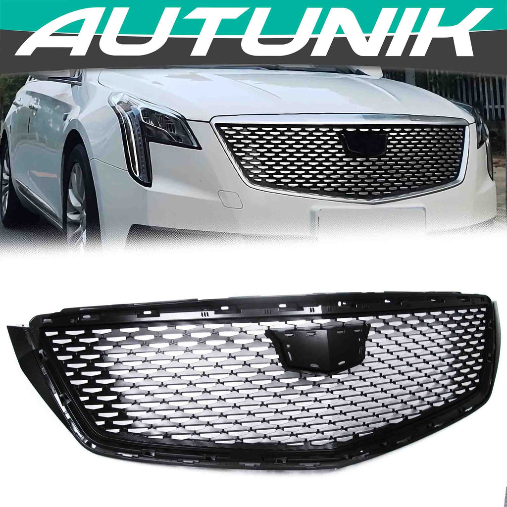 For 2018-2020 Cadillac XTS - Diamond Upper Grille Chrome - Autunik.com