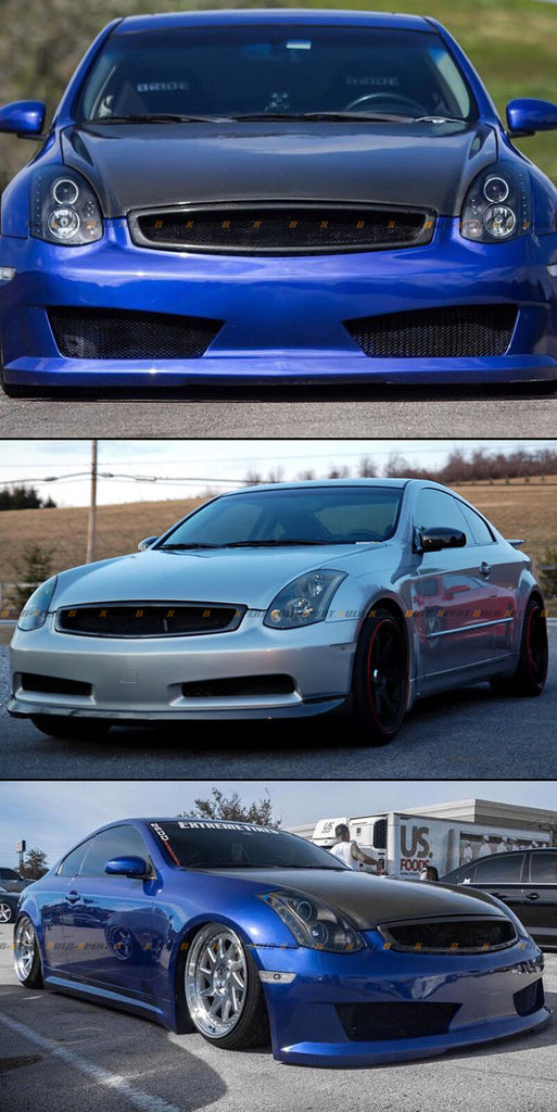 Carbon Front Mesh Grille - For Infiniti G35 Coupe 2003-2007 - Autunik.com