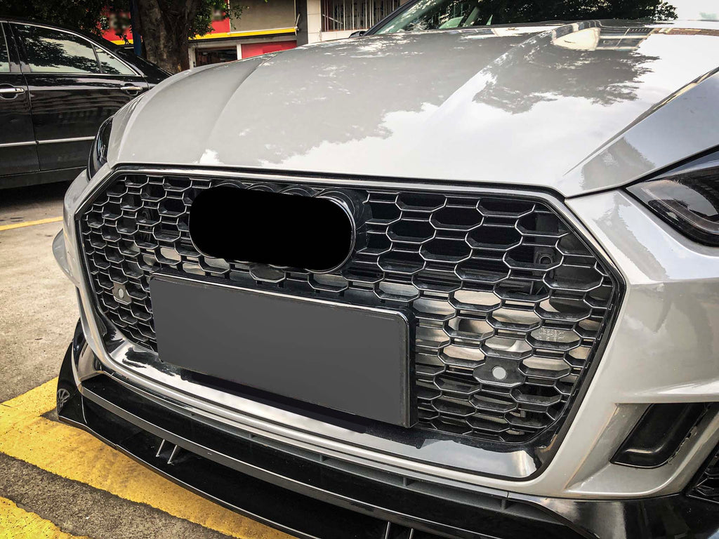 Front Honeycomb Black Grill - For Audi A5 S5 2017-2019 - Autunik.com