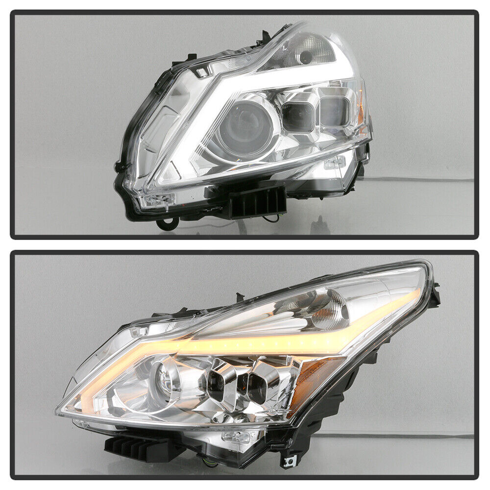 LED Headlights w/ Sequential Signal - For Infiniti G37 Sedan 2010-2013 ...