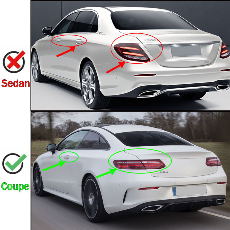 For 2017-2023 Mercedes E C238 Coupe - Rear Spoiler Gloss Black ...
