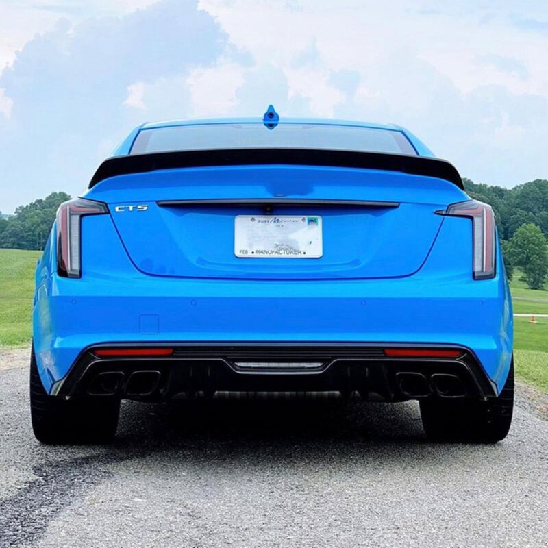 Black Exhaust Tips - For Cadillac CT5 2020-2023 - Autunik.com